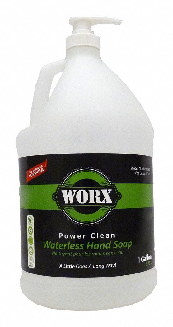 WORX WATERLESS HAND SOAP GALLON, 3.78L - Hand Soap - WRX36-0401 | 36 ...