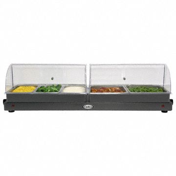 CADCO, 12 in Overall Ht, Stainless Steel, Buffet Server - 825DJ9|WTBS ...