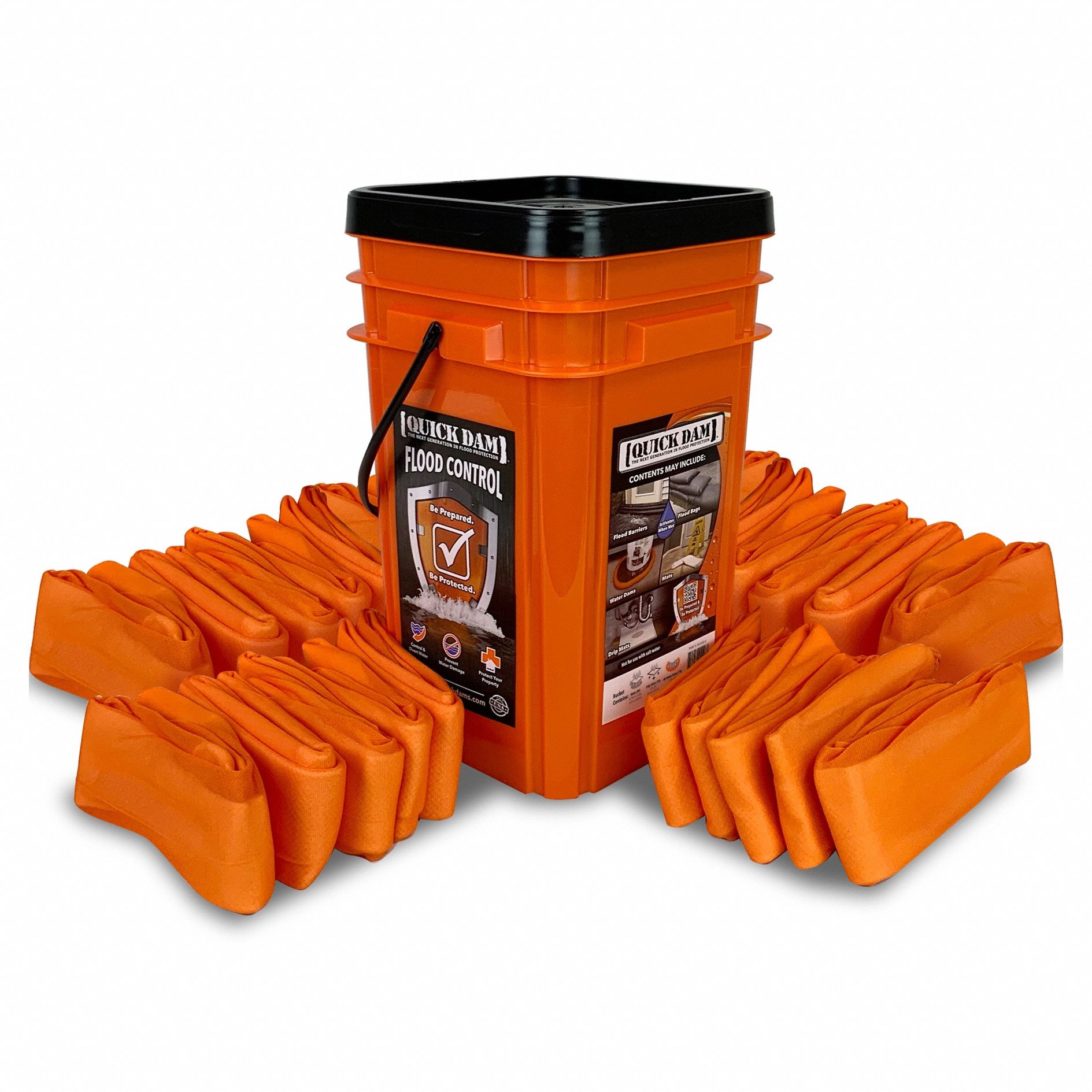 QUICK DAM, Fresh Water, 2 1/2 in Overall Ht, Flood Kit - 60WC19|WUGG4 ...