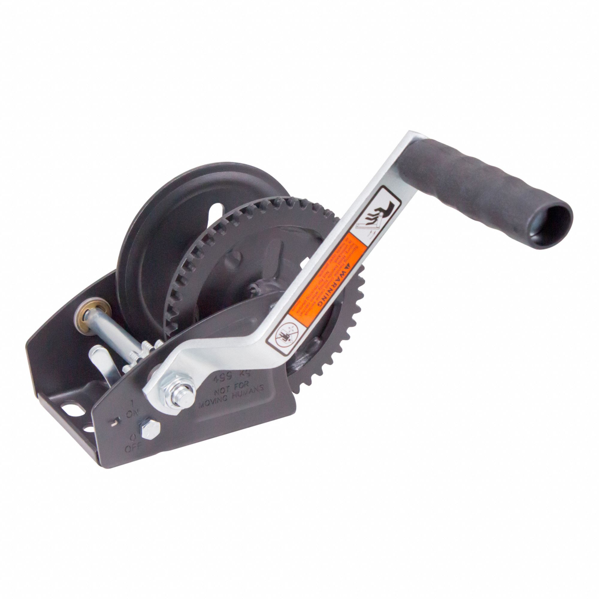 DUTTON-LAINSON HAND WINCH, PULLING, 1,100 LB FIRST LAYER LOAD CAPACITY ...