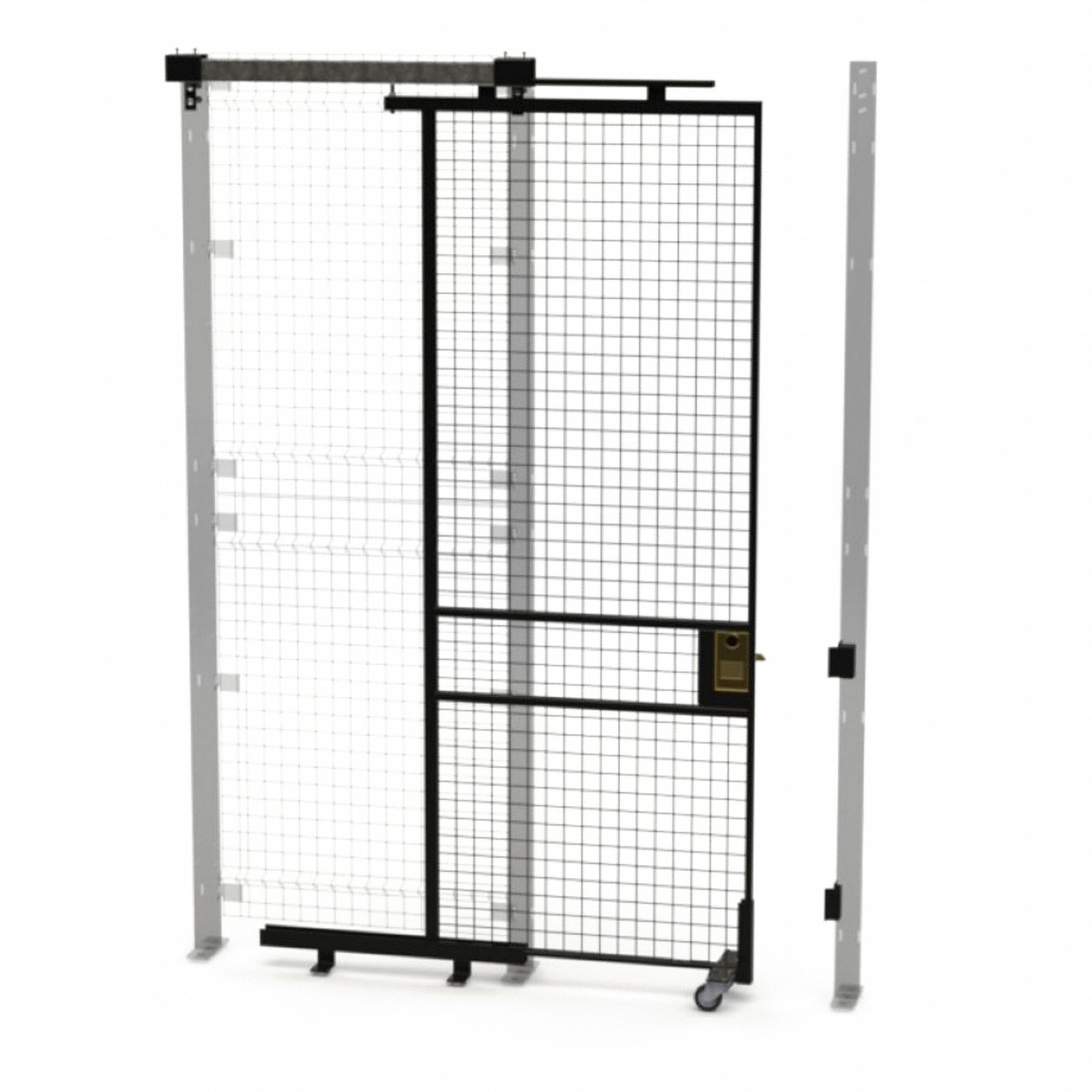 HUSKY RACK & WIRE TUNNEL SLIDE DOOR,8 FT H,33 1/2 IN W - Wire Security ...