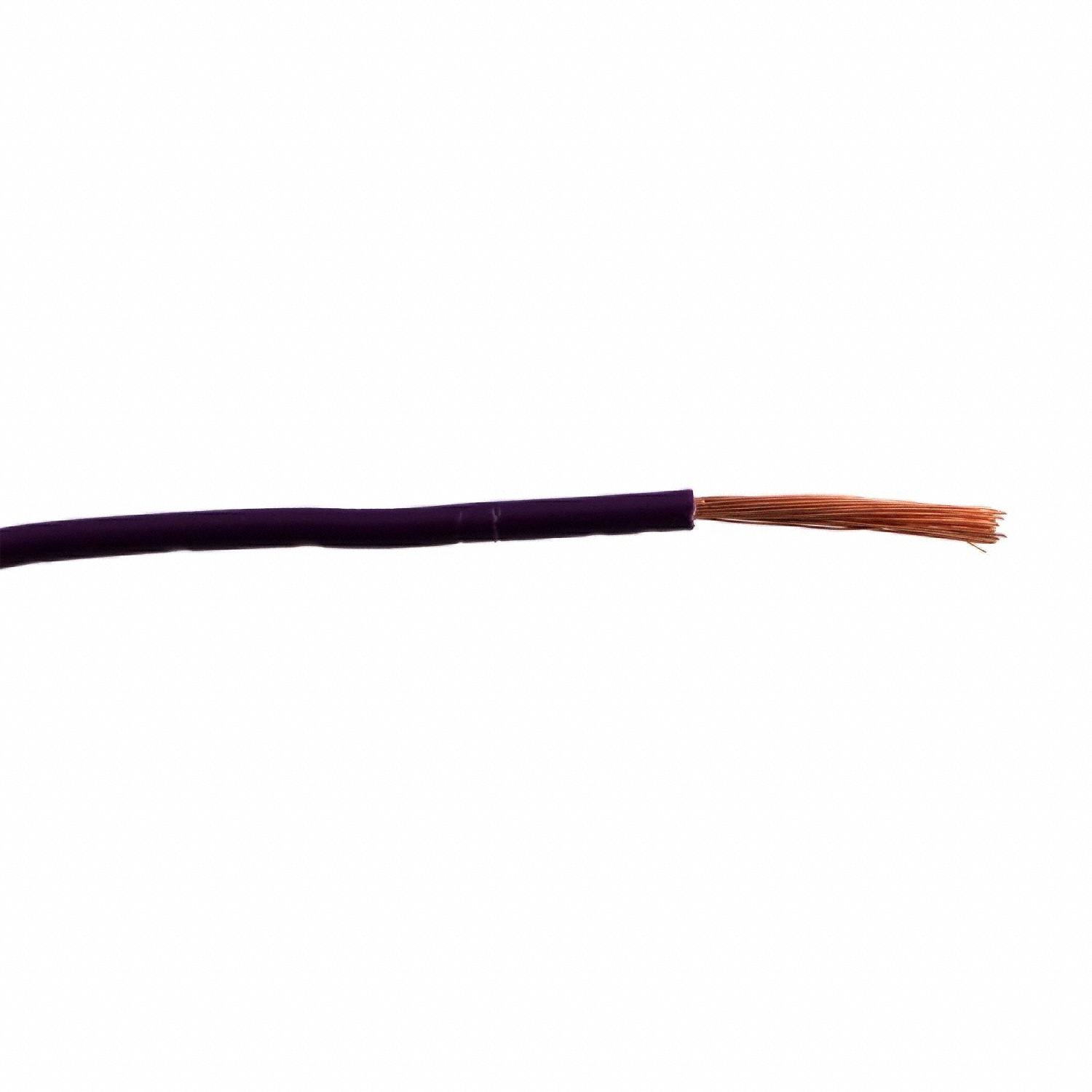 14 AWG Conductor Size, Purple, High Temp/Voltage Lead Wire - 827D84 ...