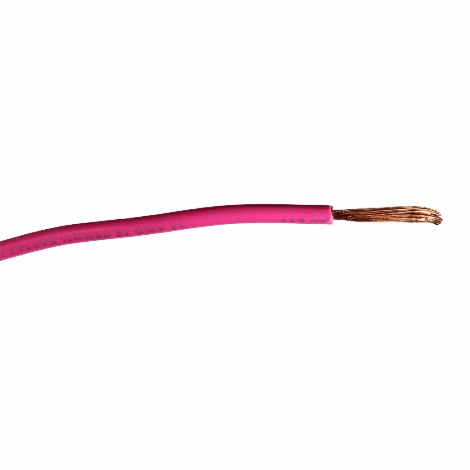 14 AWG Conductor Size, Pink, High Temp/Voltage Lead Wire - 827D80 ...