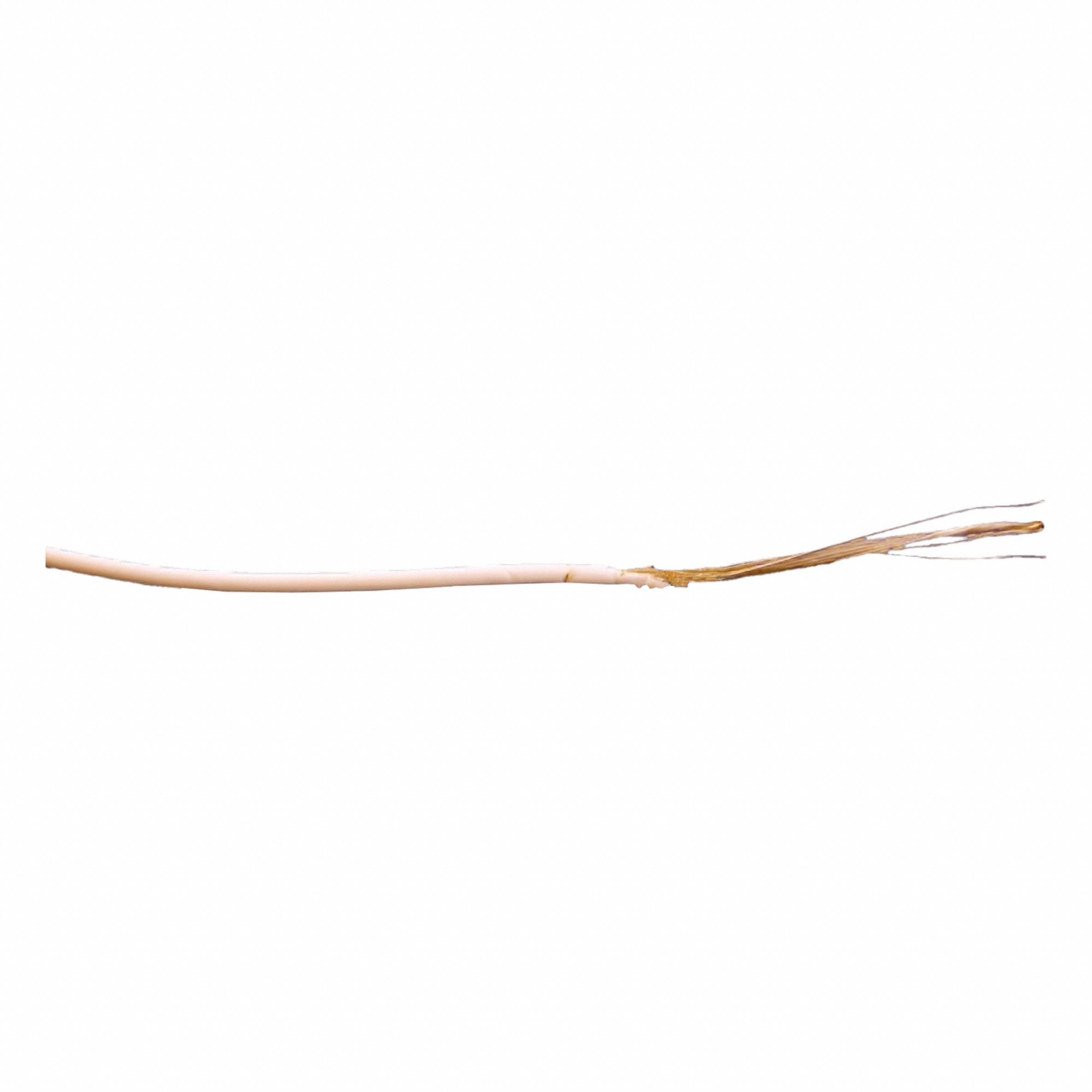 14 AWG Conductor Size, White, High Temp/Voltage Lead Wire - 827D37 ...
