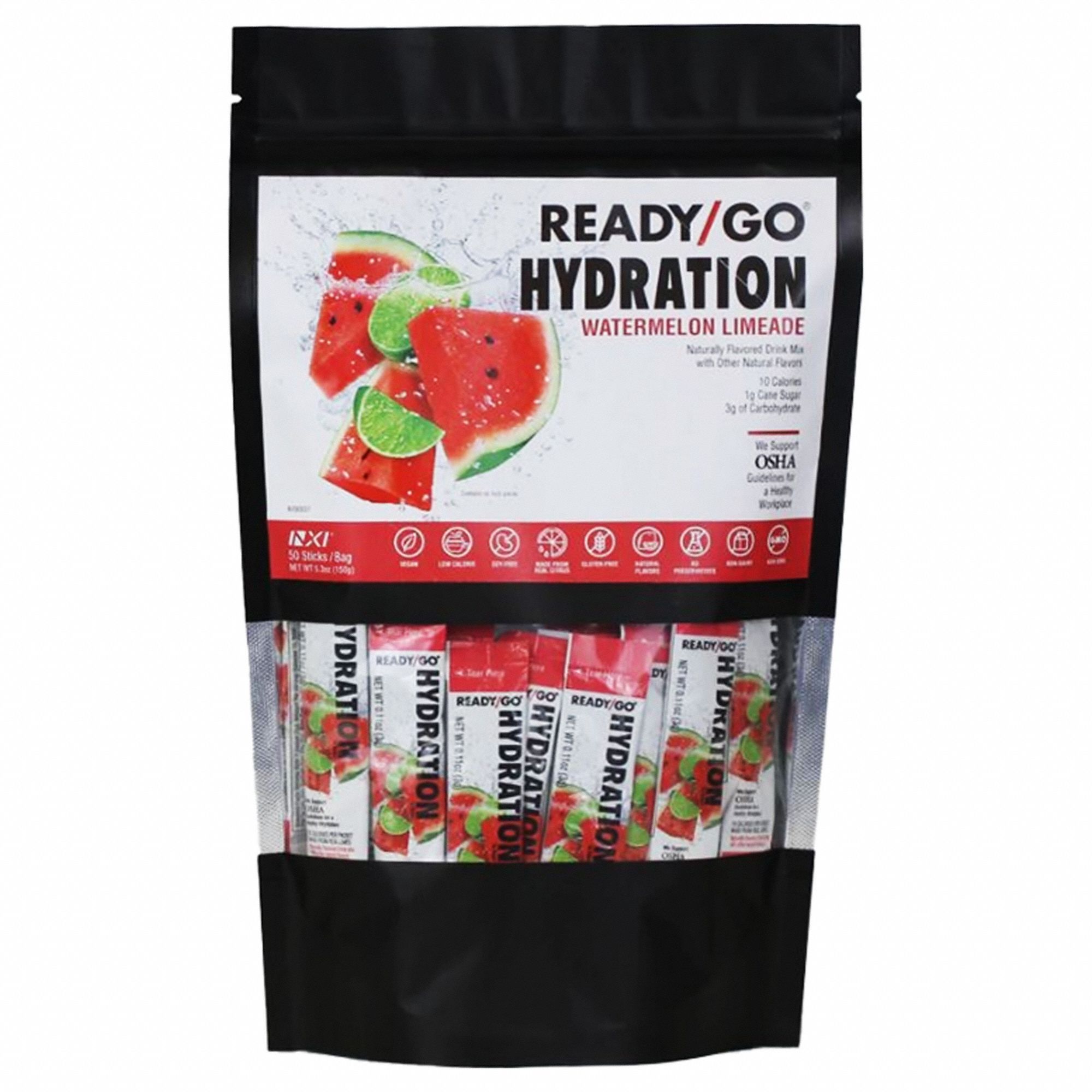 READY/GO HYDRATION, Limeade, Single-Serve, Sports Drink Mix - 819RC9 ...