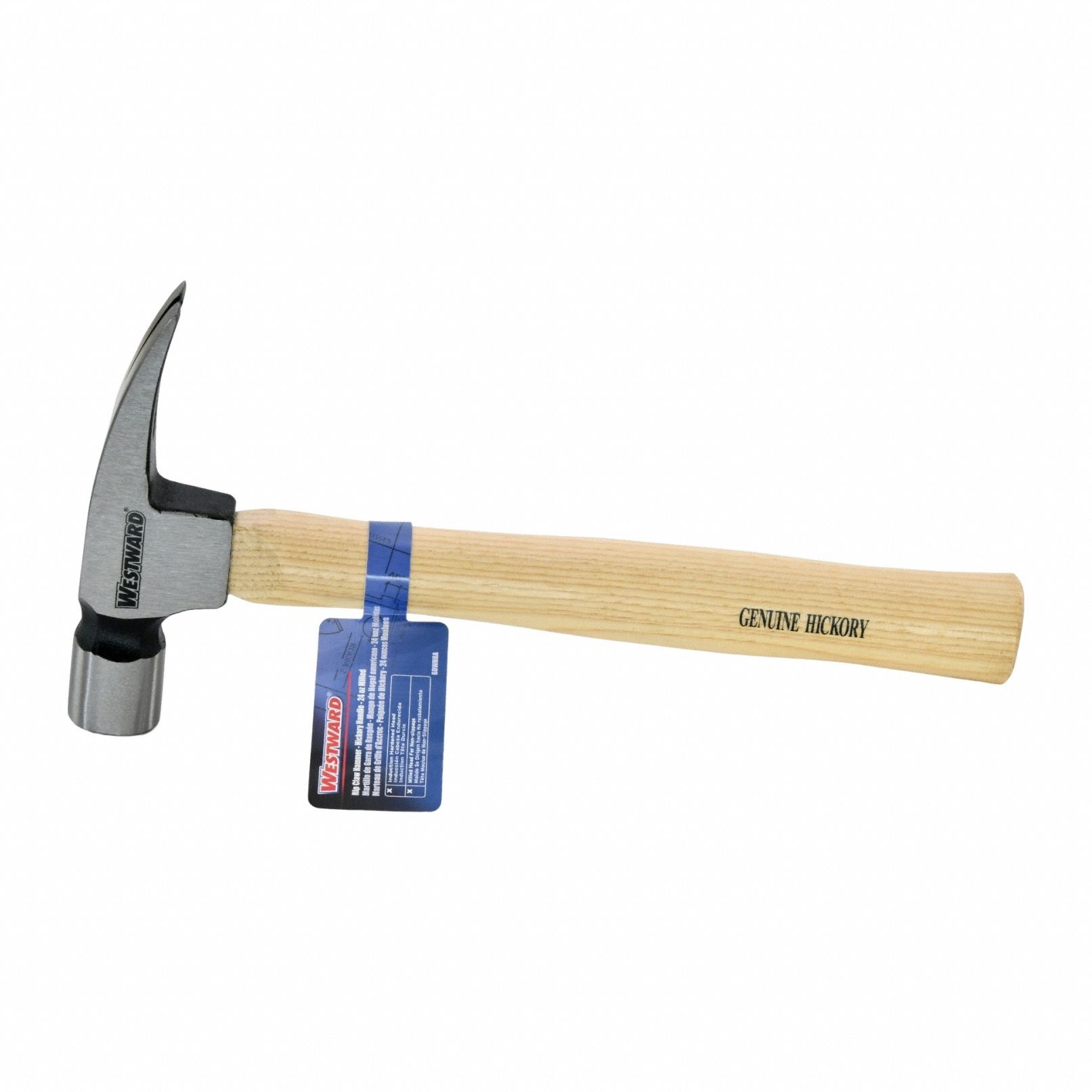 Steel, Plain Grip, Straight Claw Hammer - 6DWG8|6DWG8 - Grainger
