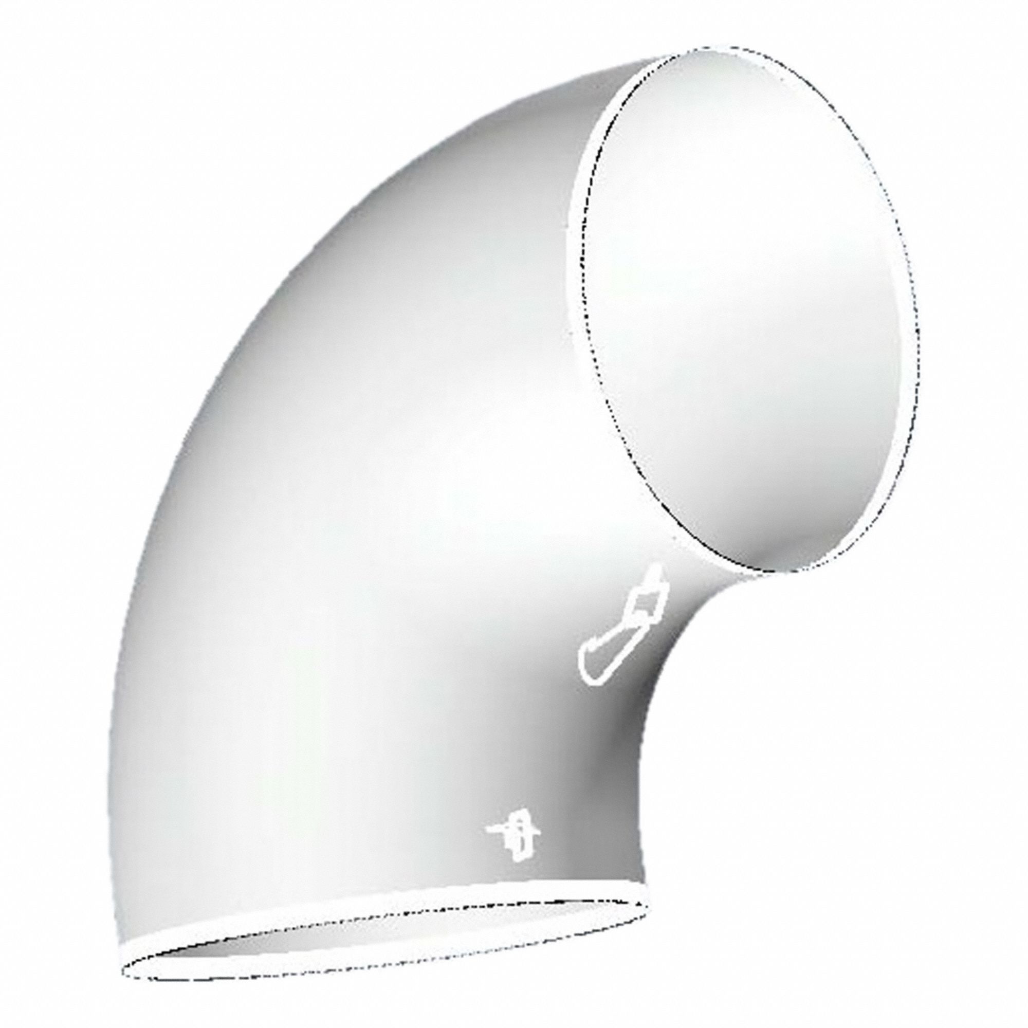 NANO SOX, For 24 in Duct Dia, 24 in Inlet Dia, 90 Degree Elbow - 813MR7 ...