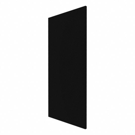 HADRIAN, 55 in x 32 in x 1 in, Black, Partition Door - 879LX2|X10032 ...