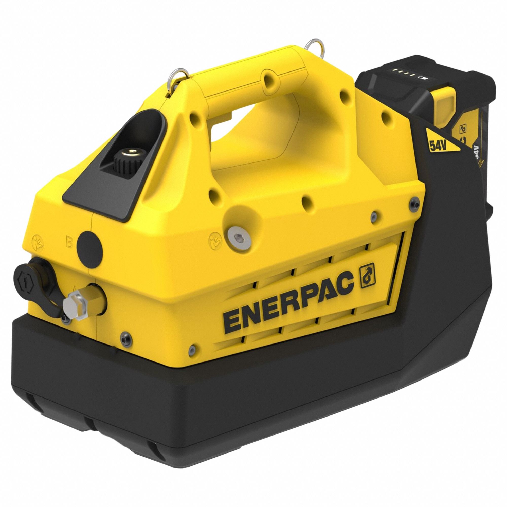 ENERPAC, 10,000 psi Max. Op Pressure, 115V, Cordless Pump,2L,3/2 Sol,2 ...