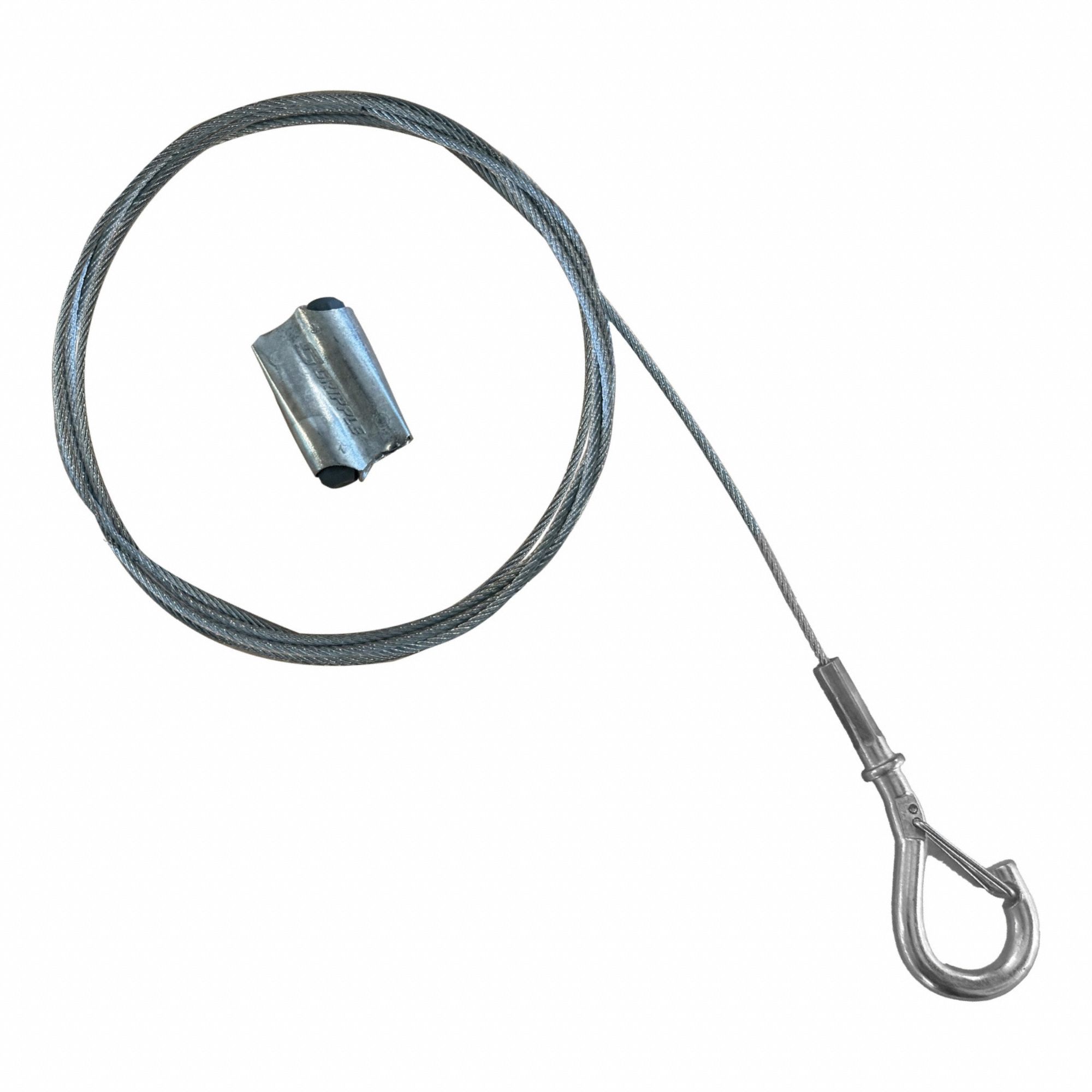 GRIPPLE, Galvanized Steel, 10 ft Overall Lg, Wire Rope Hanger - 835VY4 ...