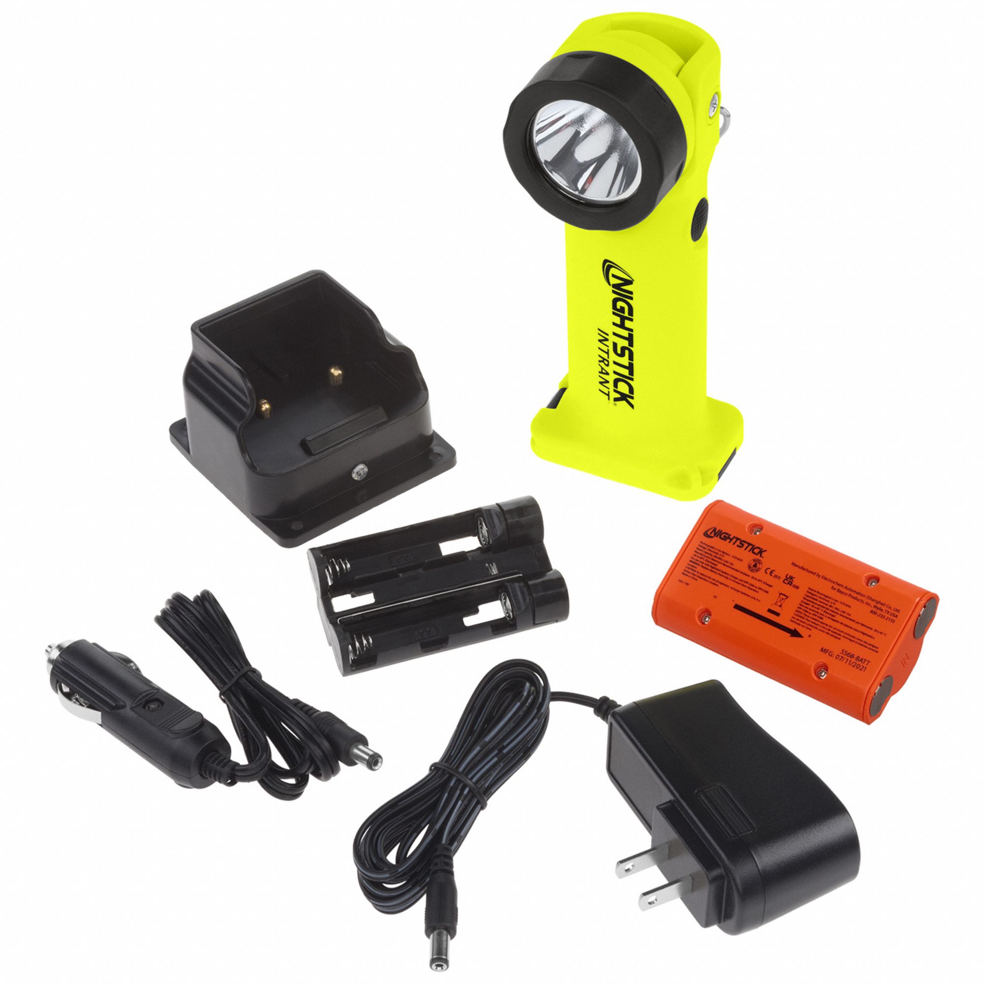 NIGHTSTICK Intrinsically Safe Angle Light: Rechargeable, 205 lm Max ...