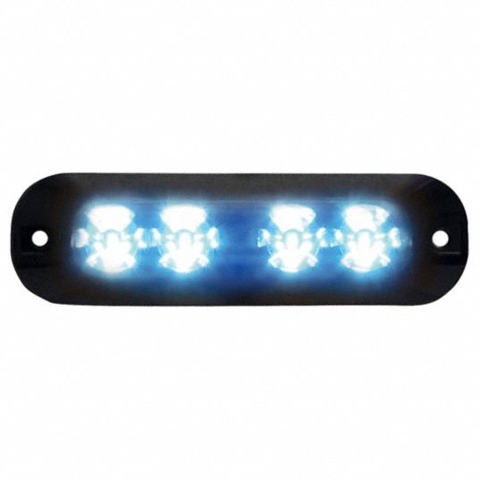 CODE 3, Emergency Vehicle Area Light, Blue/White, Warning Light ...