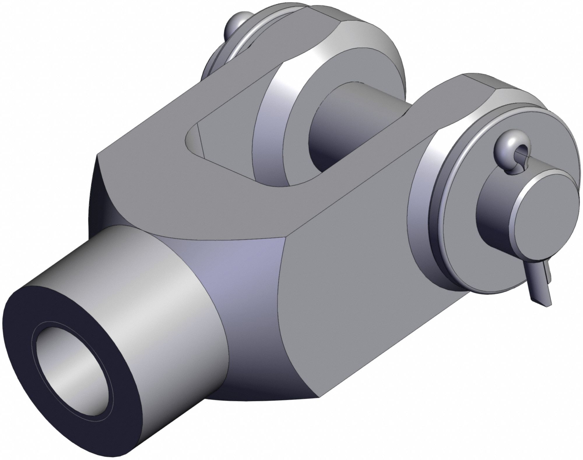 SMC, Fits 50 mm_63 mm Bore Dia, M18 x 1.5 Thread Size, Knuckle Joint ...