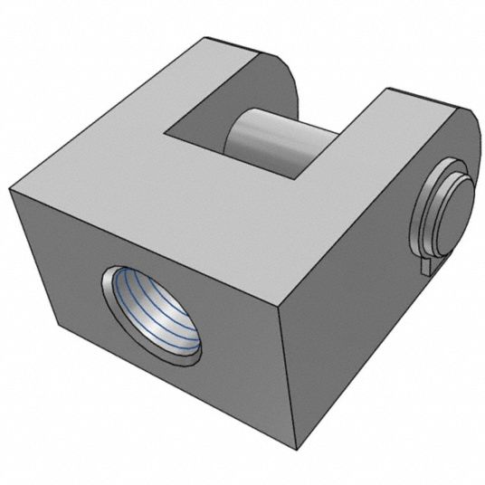 SMC, Clevis, Fits 40 mm Bore Dia, Double Rod Clevis - 826H88|Y-G04SUS ...