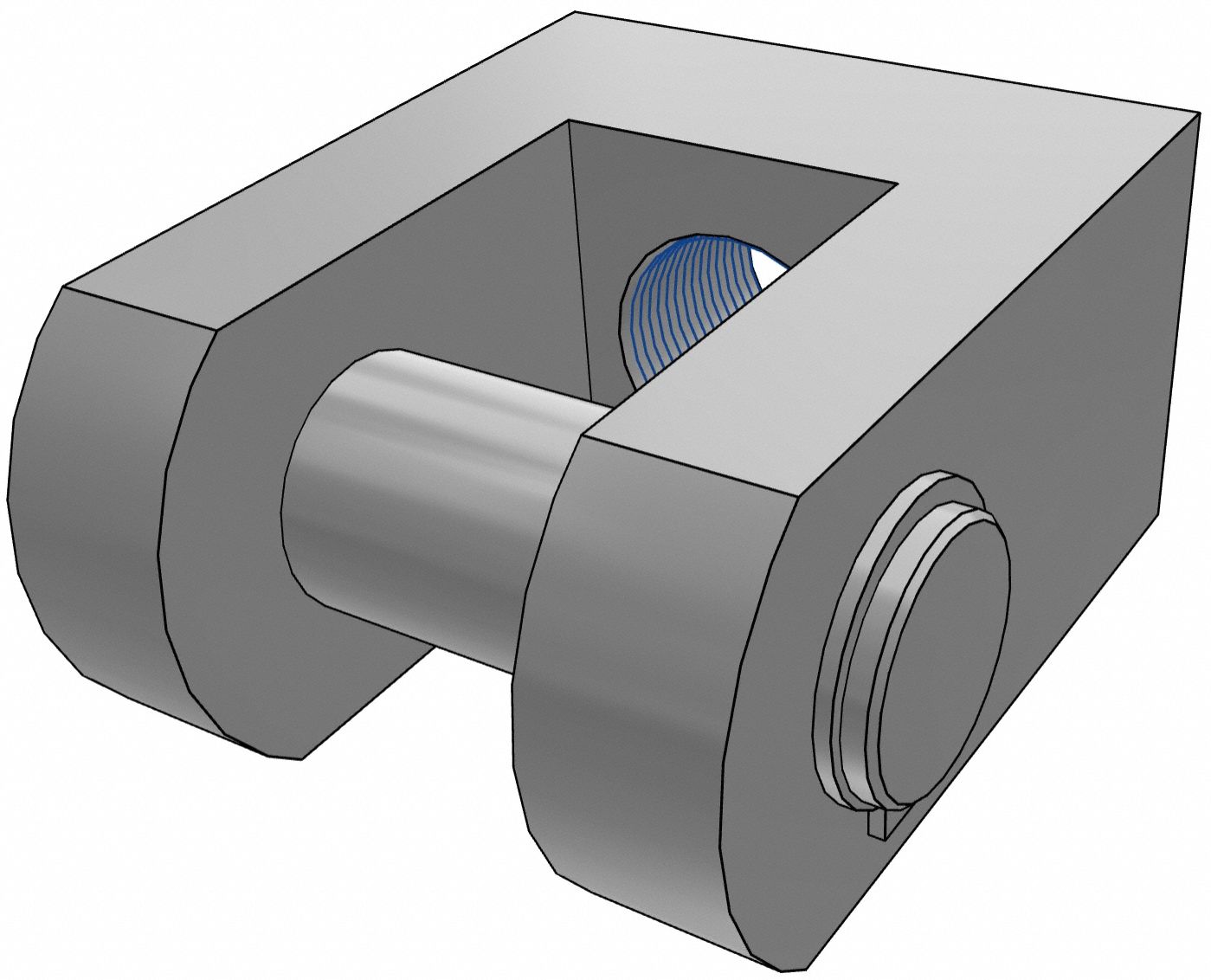 SMC, Clevis, Fits 100 mm Bore Dia, Double Rod Clevis - 826H93|Y-G10SUS ...