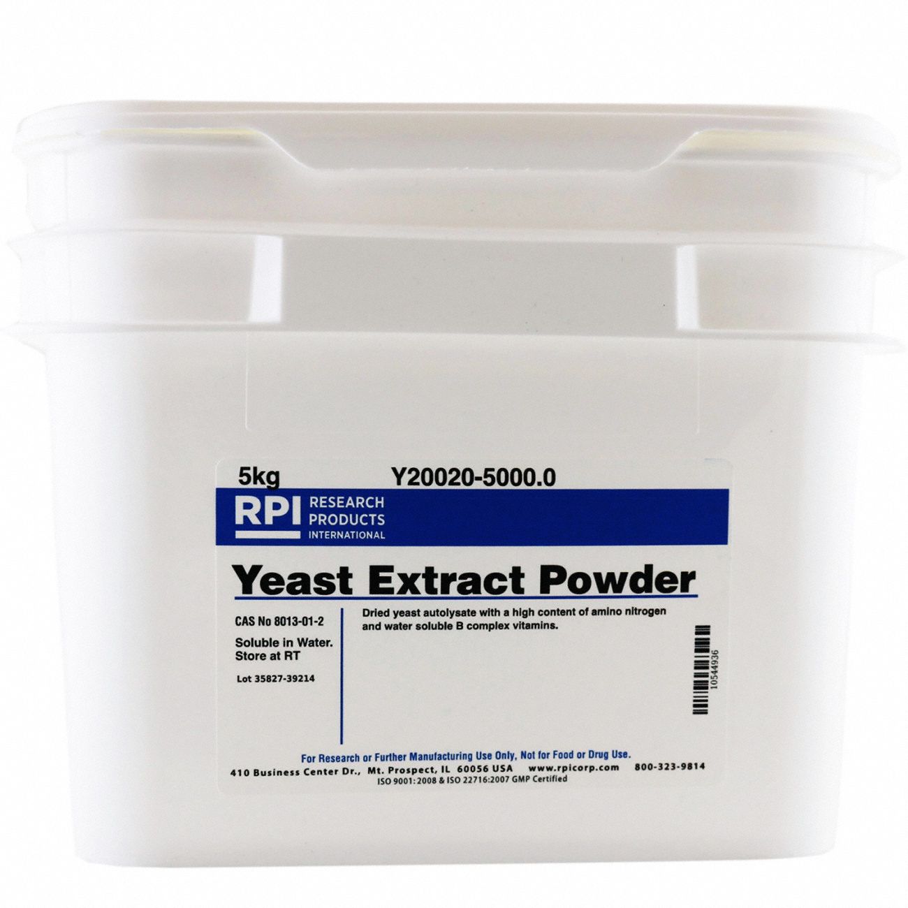 Lab, 5 kg, Yeast Extract - 31GE65|Y20020-5000.0 - Grainger