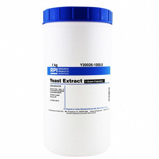 Lab, 1 kg, Yeast Extract - 31GE70|Y20026-1000.0 - Grainger
