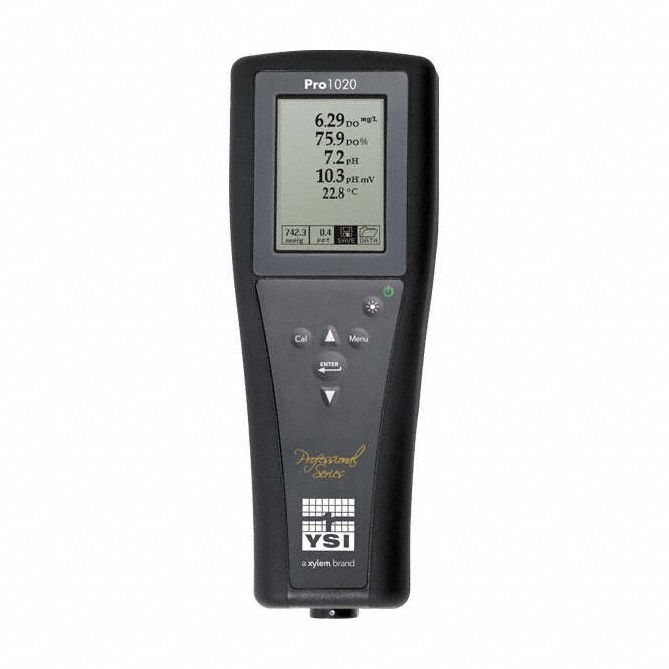 YSI, Dissolved Oxygen/ORP/pH/Temp, 0 pH to 14 pH, Handheld ...