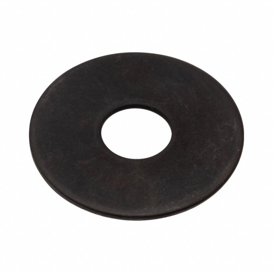 18-8, Black Oxide, Flat Washer - 895AU9|Z0468-188-BOX - Grainger