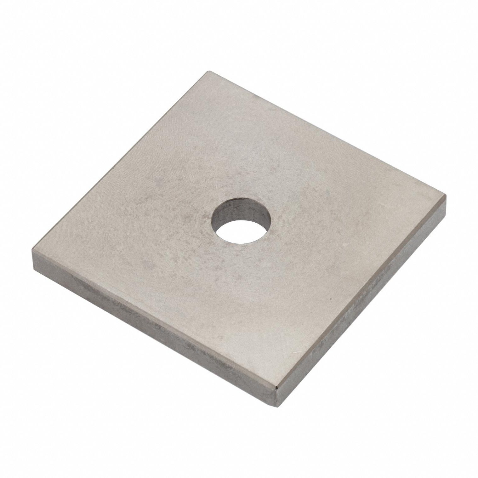 316, Stainless Steel, Square Washer - 895C76|Z8905-316 - Grainger