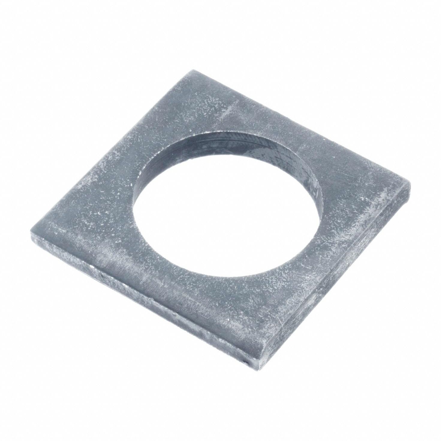 Zinc Plated, Steel, Square Washer - 895CD6|Z8930-ZN - Grainger