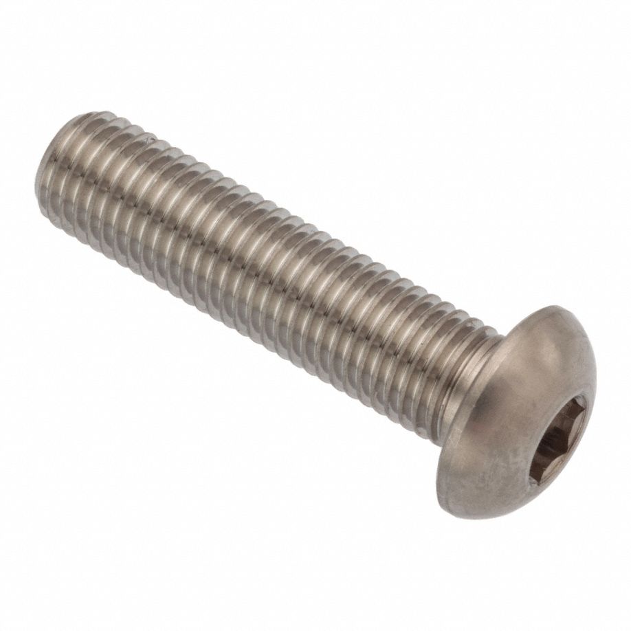1/4"-32 Thread Size, 1 in Lg, Socket Head Cap Screw - 811X47|ZBC453UNEF ...