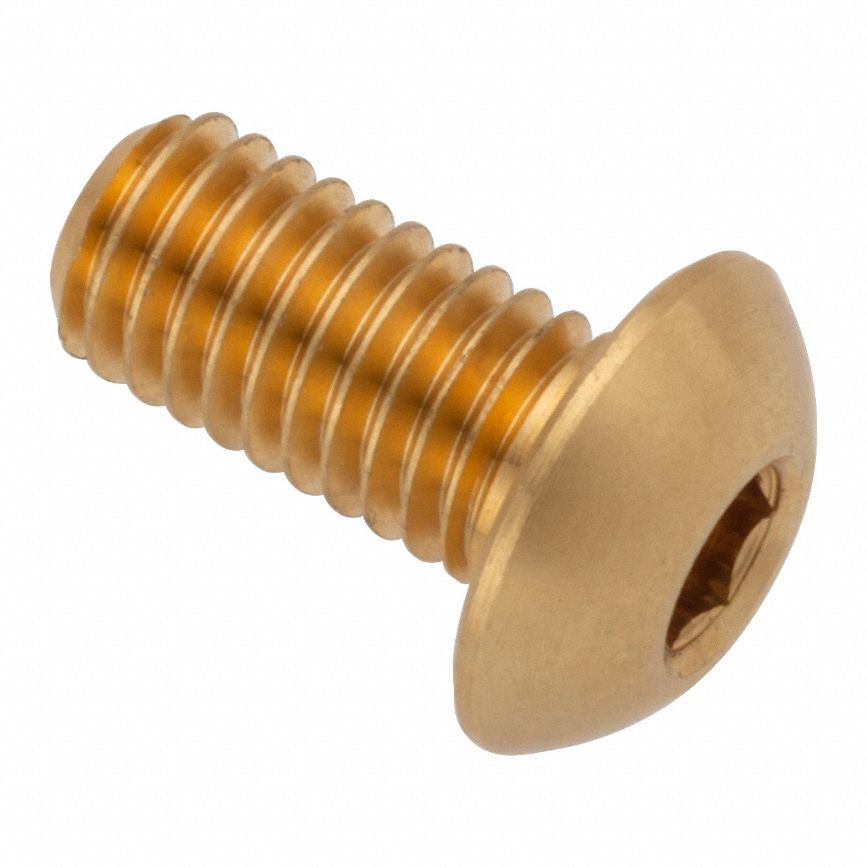 M5x0.80 Thread Size, 10 mm Lg, Socket Head Cap Screw - 811XW5|ZBC5X10BR - Grainger