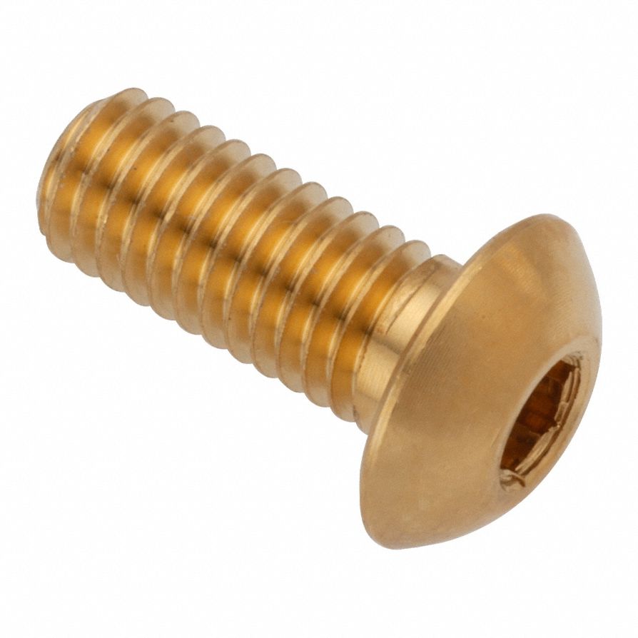 M5x0.8 Thread Size, 12 mm Lg, Socket Head Cap Screw - 811XW6|ZBC5X12BR ...