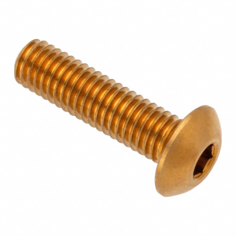 M5x0.8 Thread Size, 16 mm Lg, Socket Head Cap Screw - 811XW7|ZBC5X16BR - Grainger