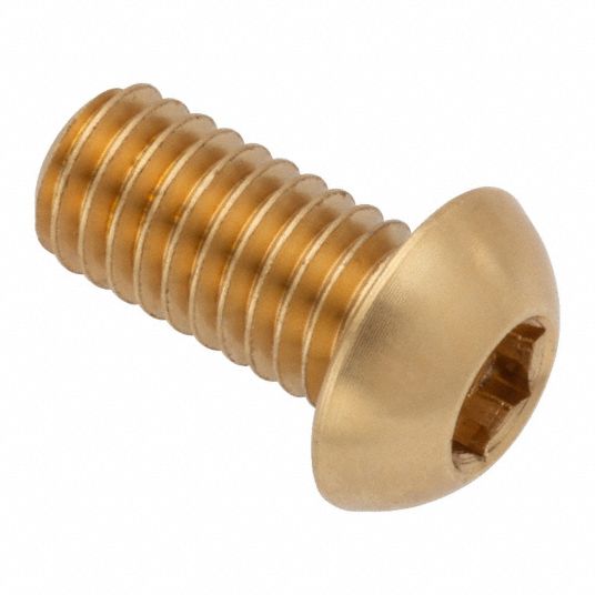 M6x1 Thread Size, 12 mm Lg, Socket Head Cap Screw - 811XX6|ZBC6X12BR ...