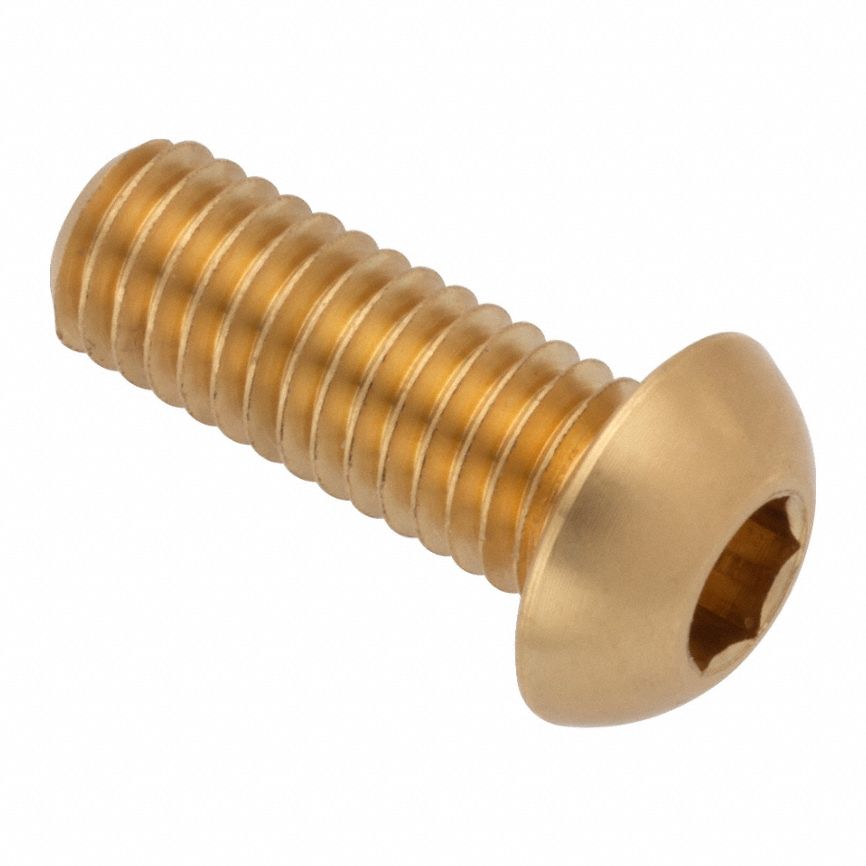 M6x1 Thread Size, 16 mm Lg, Socket Head Cap Screw - 811XX7|ZBC6X16BR - Grainger