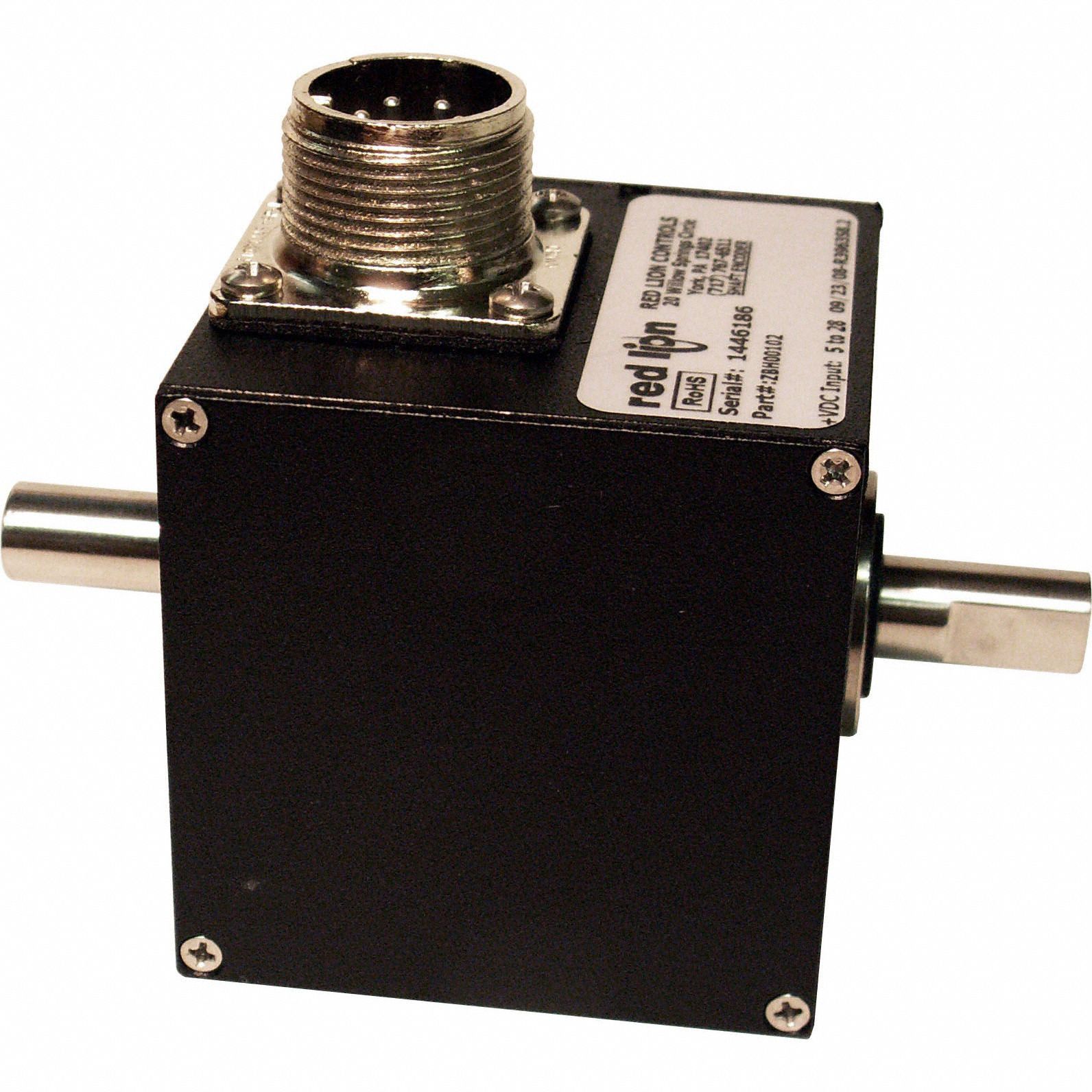RED LION, Quadrature, 3/8 in Shaft Dia, Rotary Encoder - 793JK8 ...
