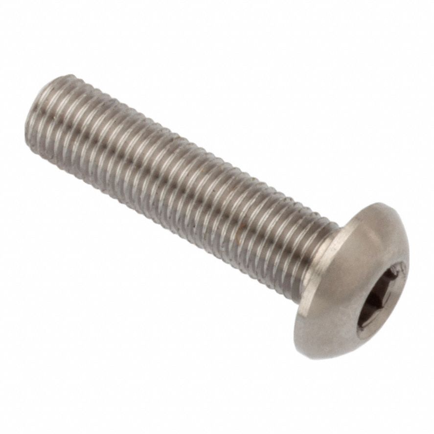 M3x0.35 Thread Size, 12 mm Lg, Machine Screw - 811XU2|ZBM3X12-316F ...