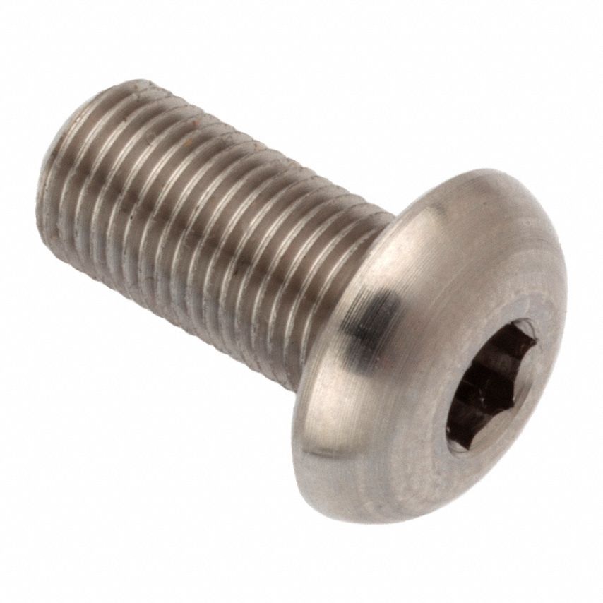 M5x0.50 Thread Size, 10 mm Lg, Machine Screw - 811XW0|ZBM5X10-316F ...