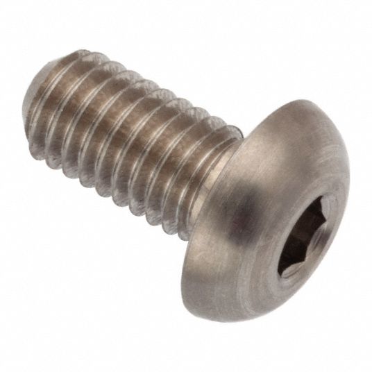 M5x0.80 Thread Size, 10 mm Lg, Machine Screw - 811YY7|ZBM5X10LH - Grainger