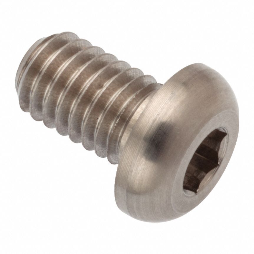 M6x1.00 Thread Size, 10 mm Lg, Machine Screw - 811YZ3|ZBM6X10LH - Grainger