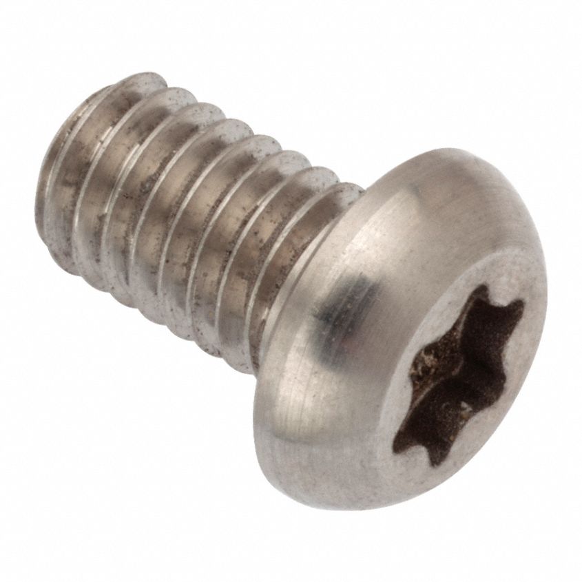 M6x1.00 Thread Size, 10 mm Lg, Machine Screw - 811WR6|ZBM6X10 - Grainger