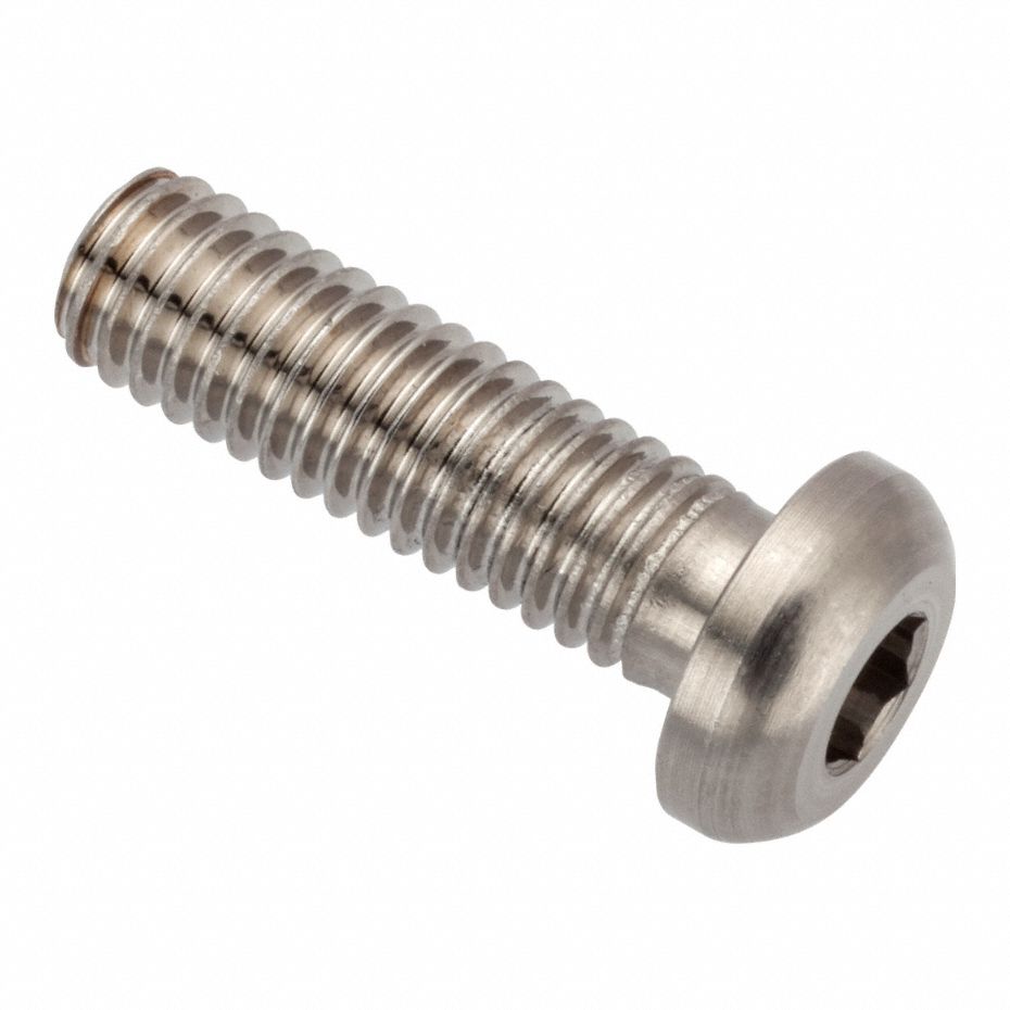 M6x1.00 Thread Size, 20 mm Lg, Machine Screw - 811YZ7|ZBM6X20LH - Grainger