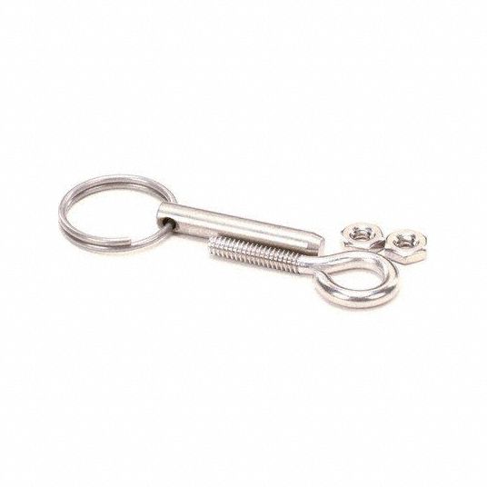 CROWN VERITY, Stainless Steel, 1/4 in Overall Wd, Roll Dome Pin ...