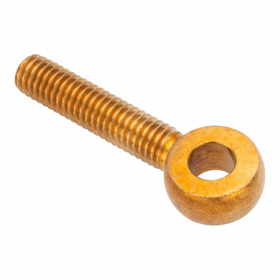 AMPG, Brass, Plain, Fixed Rod End - 817CX8|ZEB104-BR - Grainger