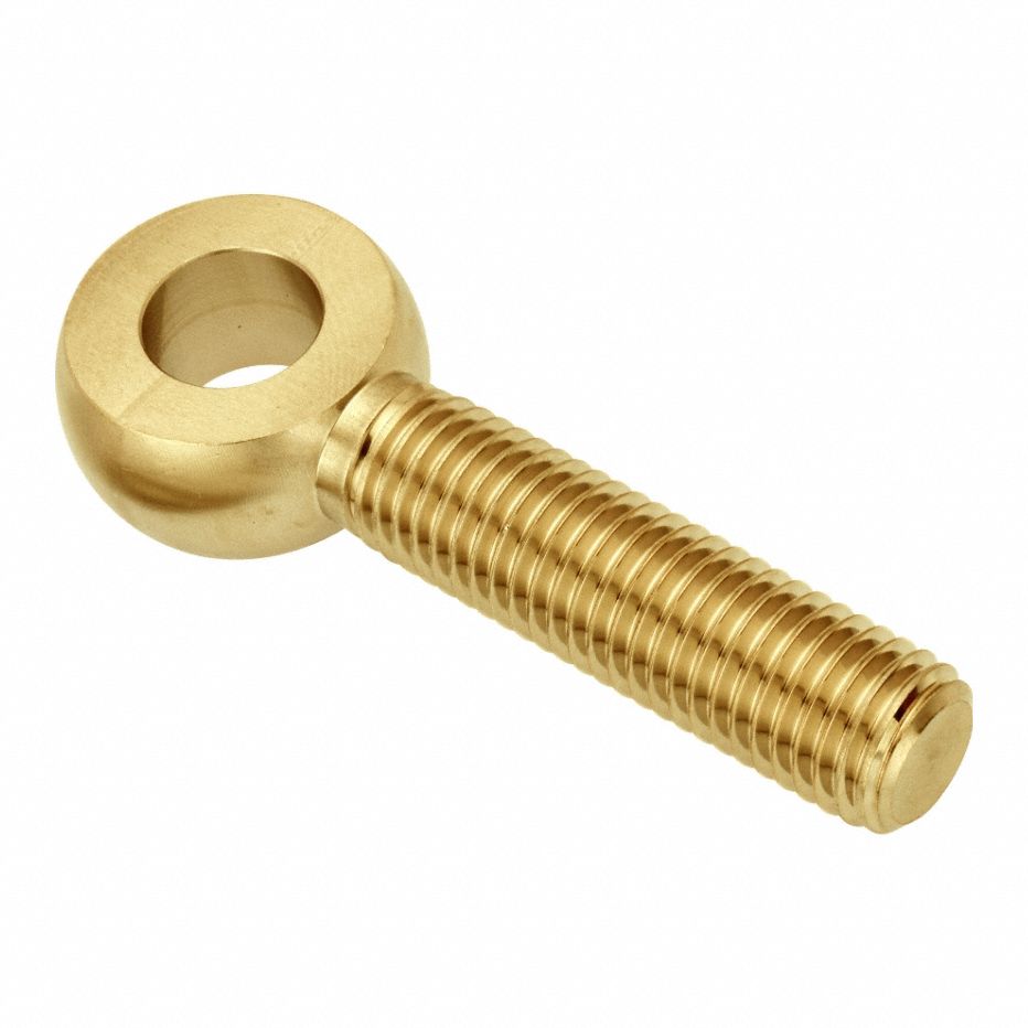 AMPG, Brass, Plain, Fixed Rod End - 817D87|ZEB164-BR - Grainger