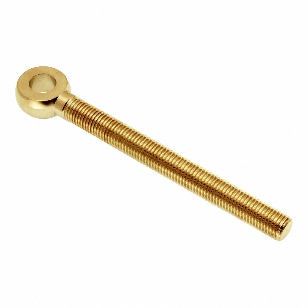 AMPG, Brass, Plain, Fixed Rod End - 817DA6|ZEB174-BR - Grainger