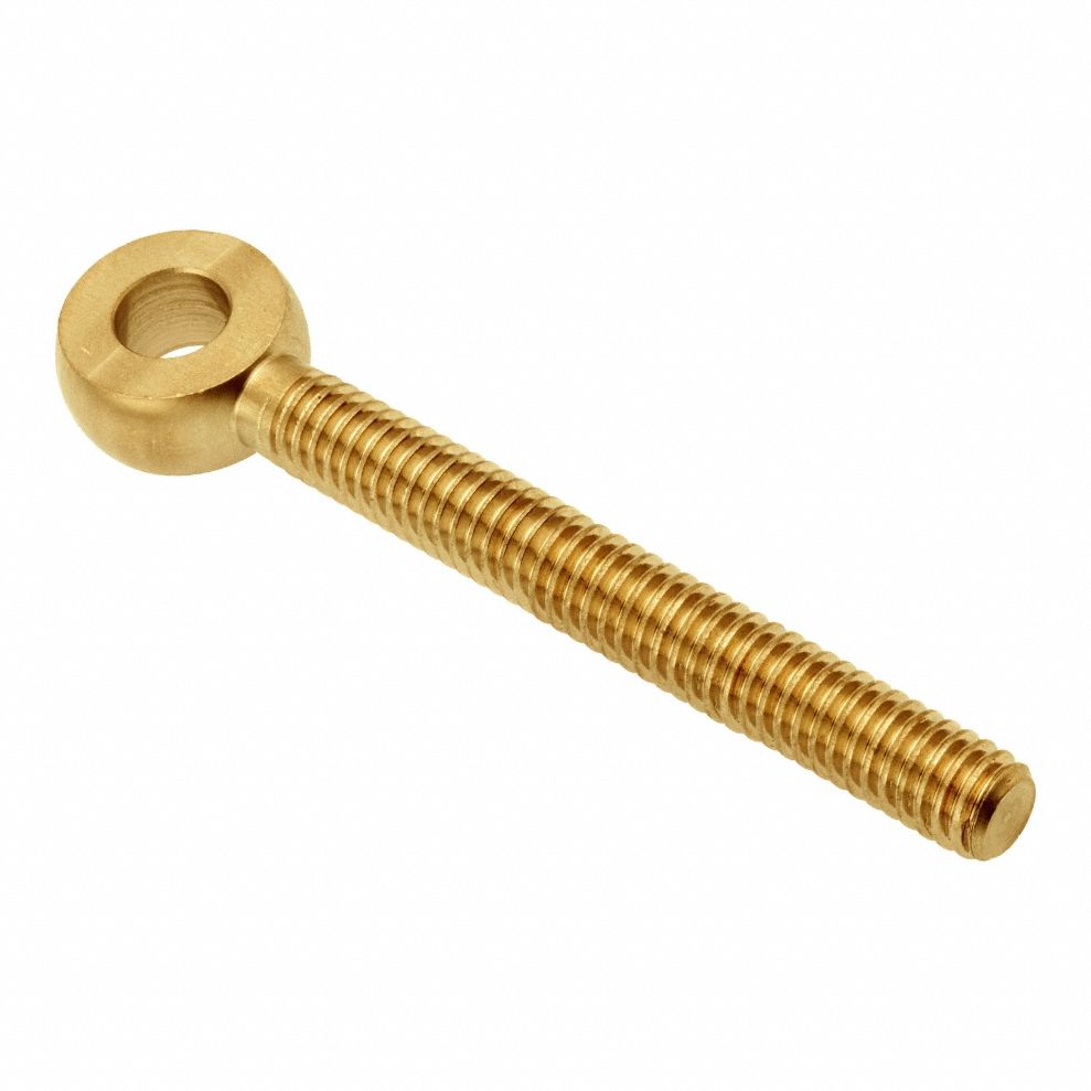 AMPG, Brass, Plain, Fixed Rod End - 817DY7|ZEB92-BR - Grainger