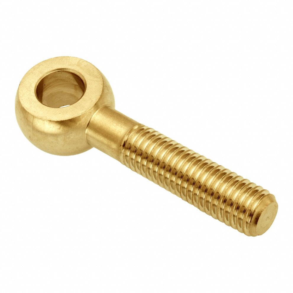 AMPG, Brass, Plain, Fixed Rod End - 817F16|ZEBM24X100-BR - Grainger