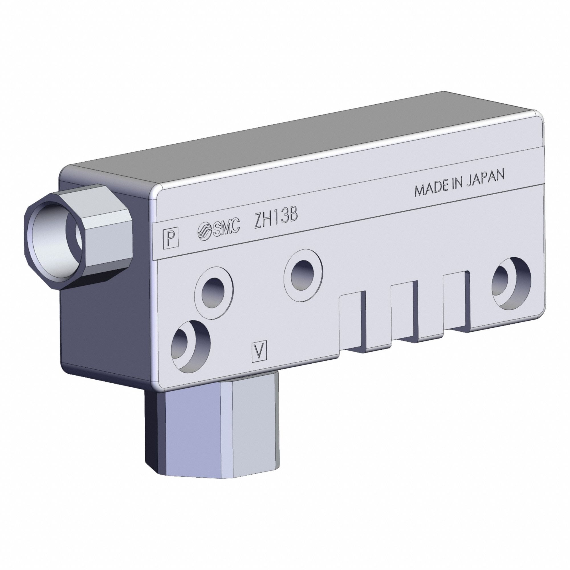 SMC, 40 lpm, 1/8 in NPT, Vacuum Generator - 2AC093|ZH13BSA-N01-N02 ...