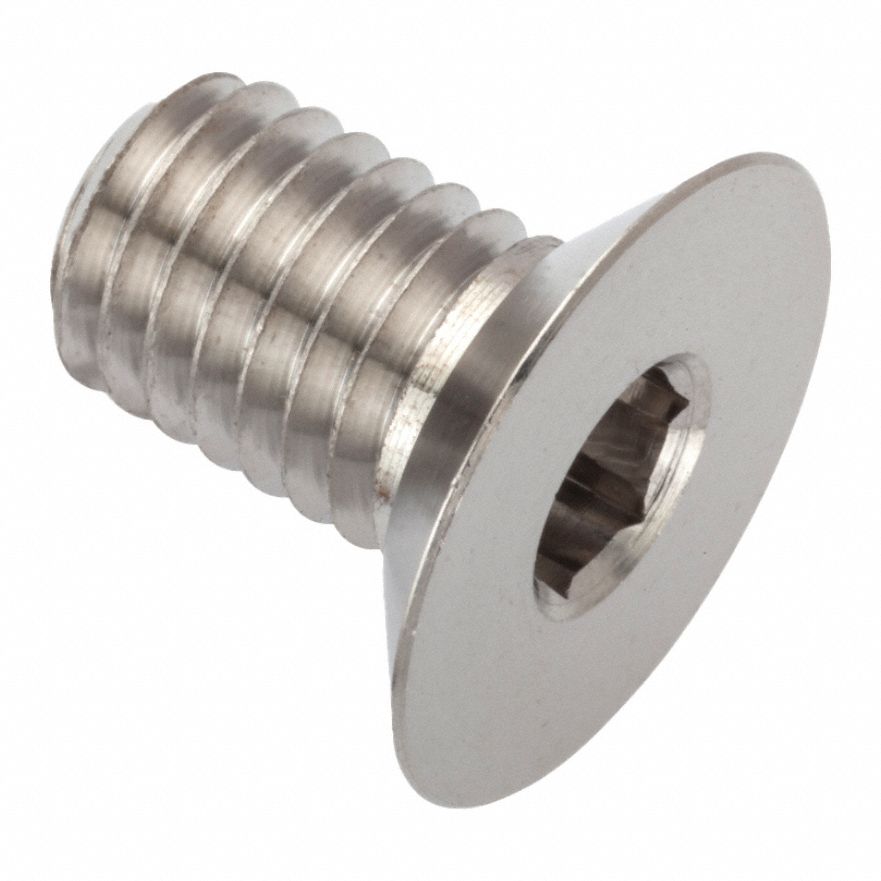 M10x1.5 Thread Size, 12 mm Lg, Socket Head Cap Screw - 811YJ6 ...