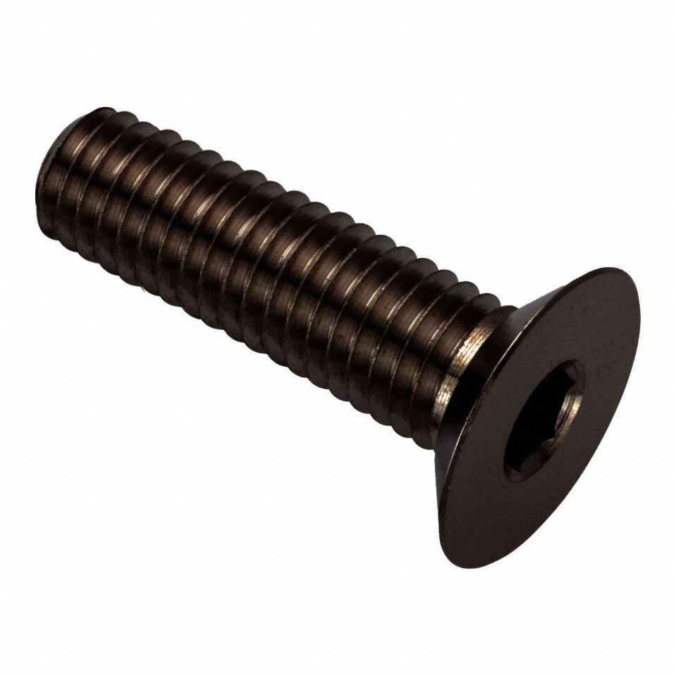 M10x1.5 Thread Size, 40 mm Lg, Socket Head Cap Screw - 811YK7|ZHF602M10X40-BX - Grainger