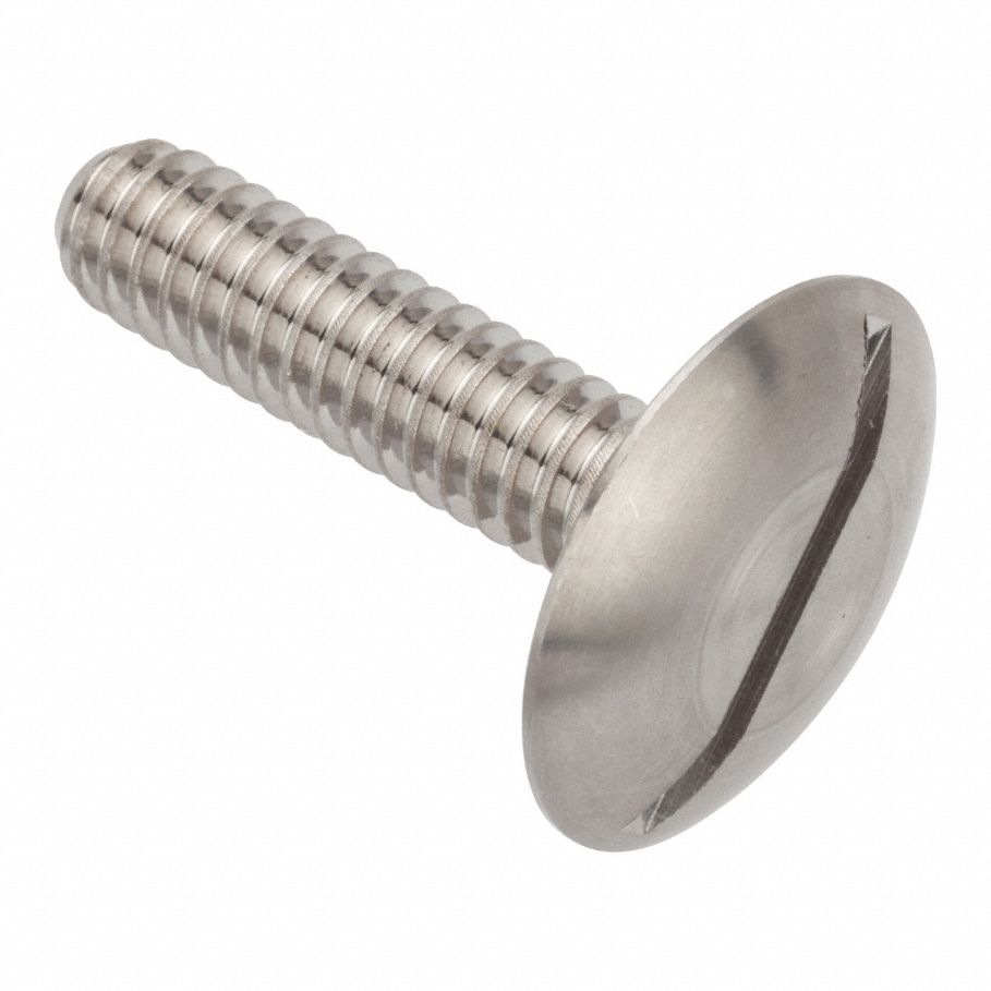 1/4"-20 Thread Size, 1 in Lg, Machine Screw - 811WE5|ZW1219 - Grainger