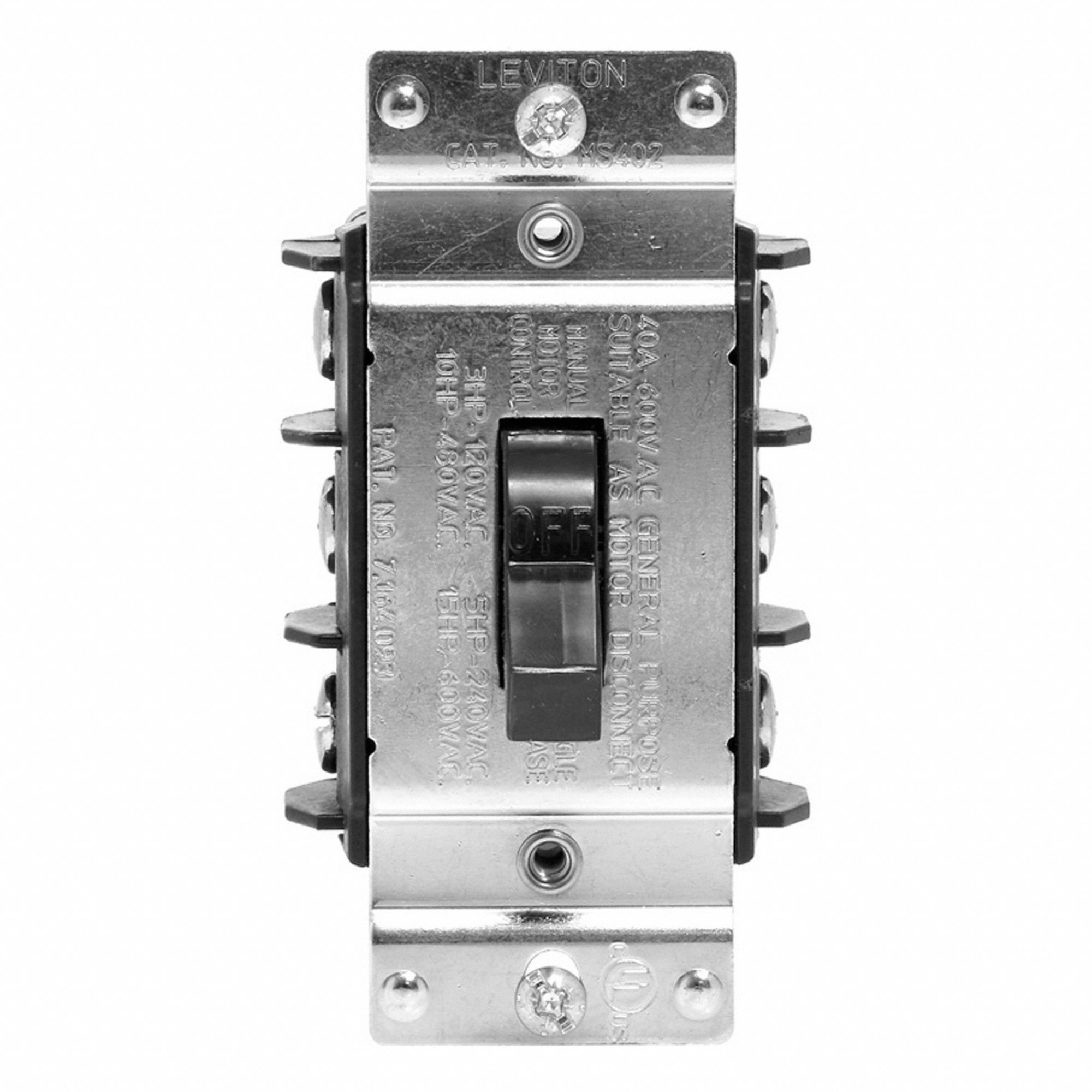 Toggle Single Throw 40A Motor Ctrlr - Grainger