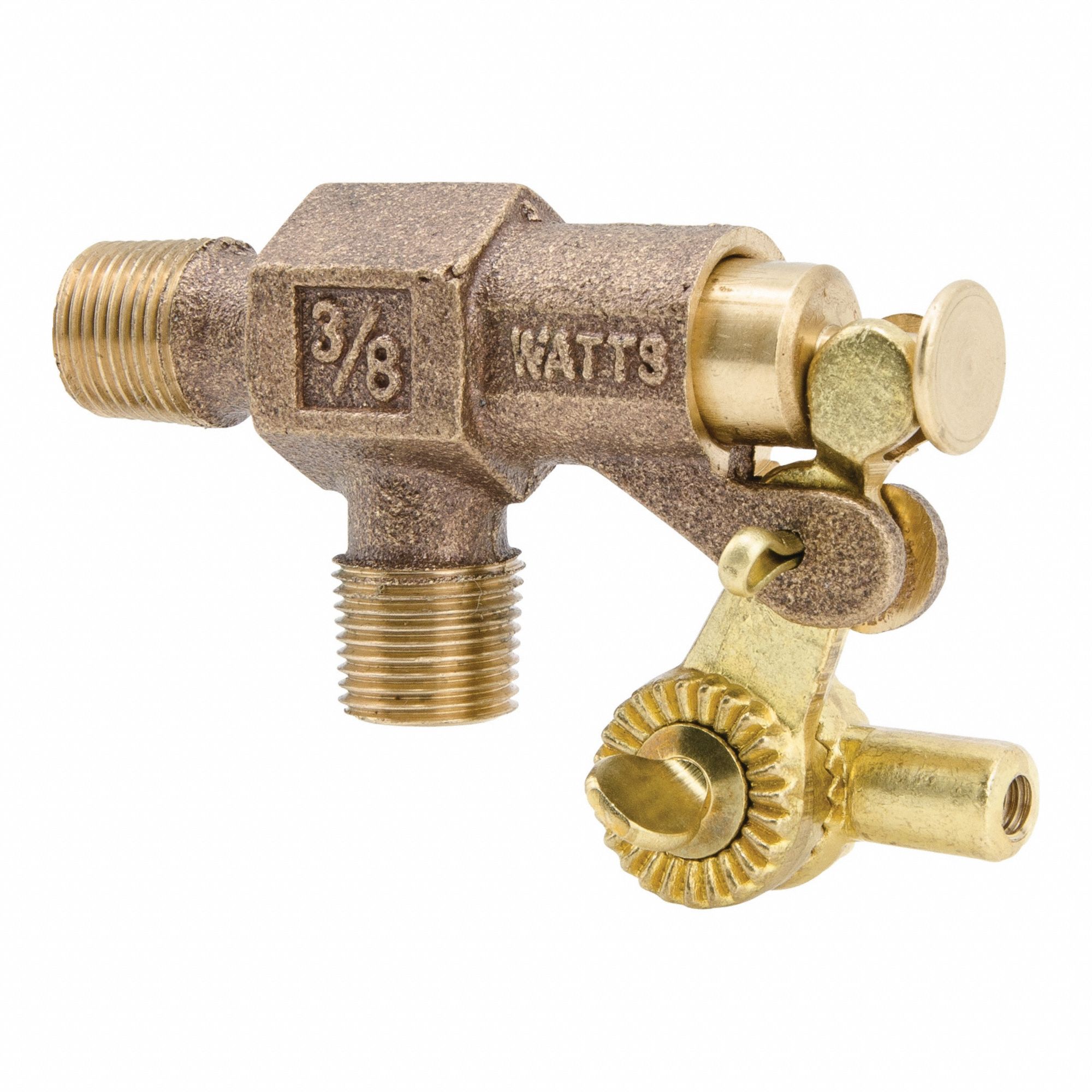 WATTS, For Water Media, Straight Valve Body, Float Valve with Threaded ...